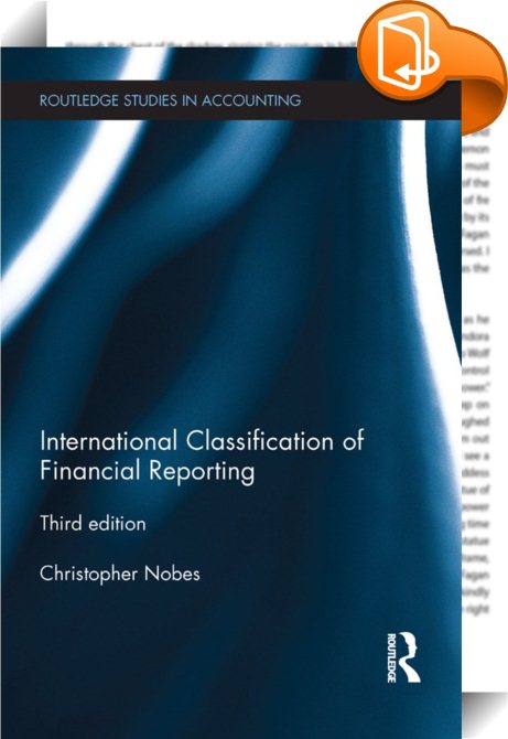 International Classification of Financial Reporting : Christopher Nobes ...
