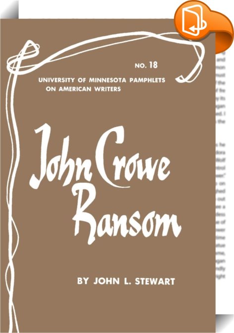 John Crowe Ransom - American Writers 18 : Bookshop, Inc. - Book2look